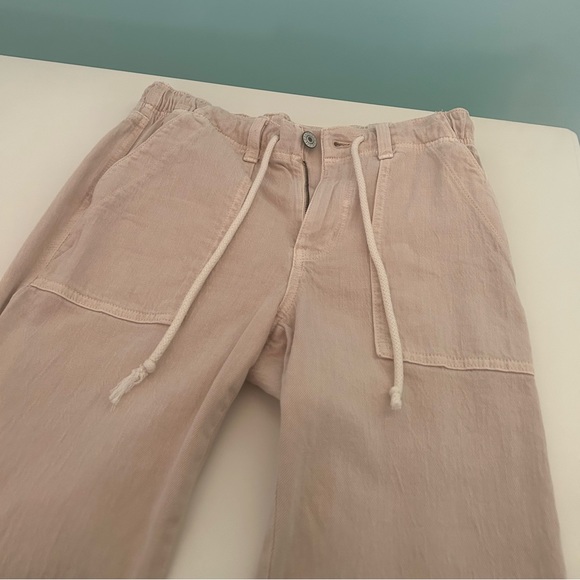 American Eagle Outfitters | Pants & Jumpsuits | Tan Cargo Drawstring ...
